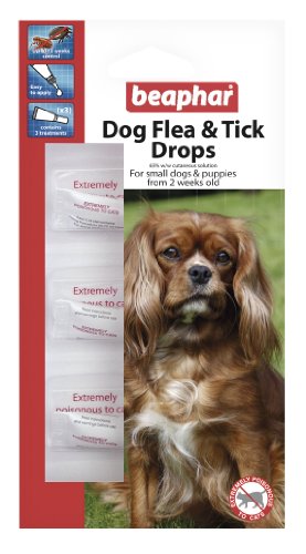 Beaphar Dog Flea and Tick Drops for Small Dogs and Puppies – Dogoutfit