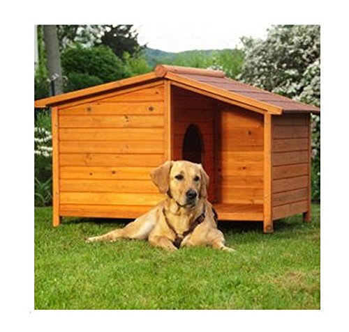 Small Wooden Dog Kennel. Sturdy and Attractive Outdoor Wood Dog Kennel ...